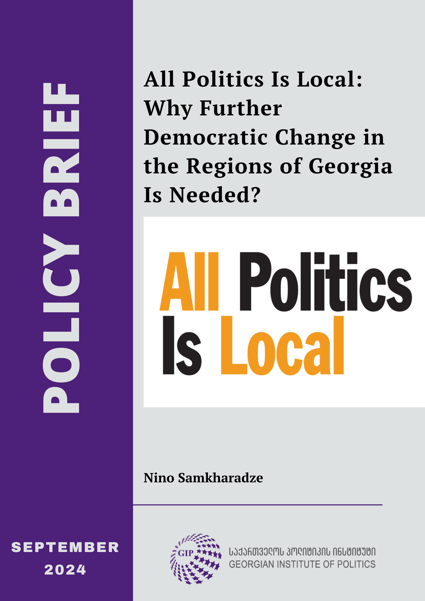 All Politics Is Local: Why Further Democratic Change in the Regions of ...
